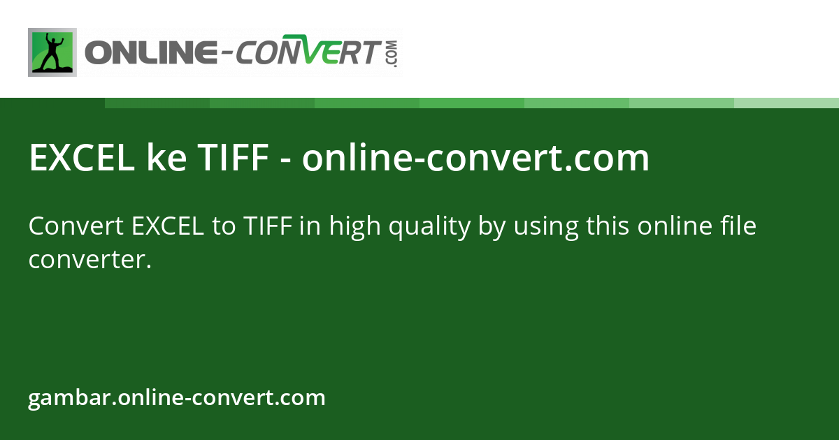 EXCEL ke TIFF - online-convert.com