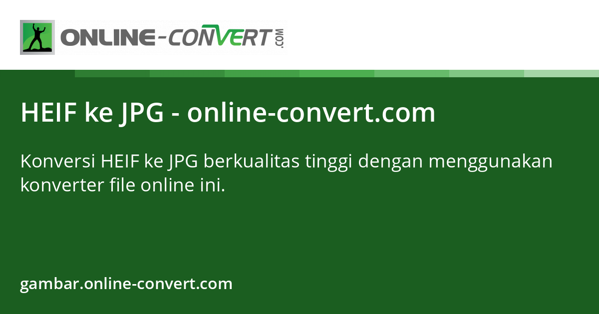 HEIF ke JPG - online-convert.com