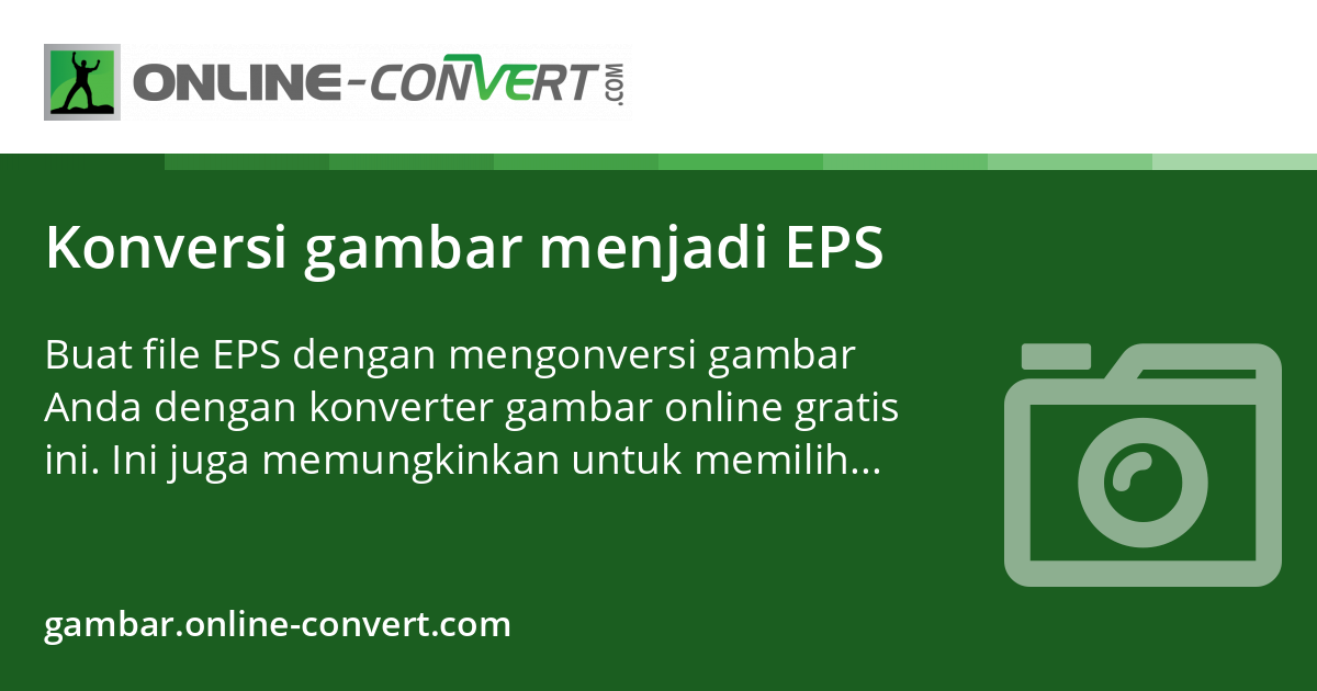 Konversi gambar menjadi EPS