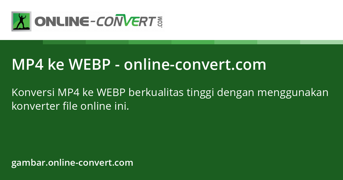 MP4 ke WEBP - online-convert.com