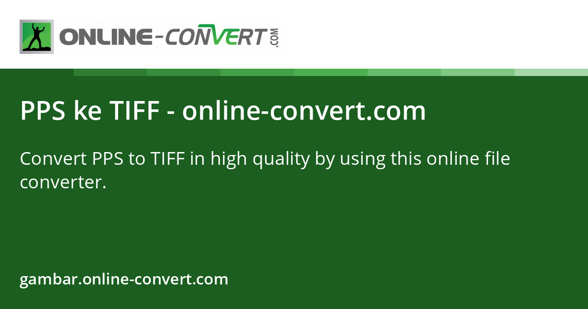 PPS ke TIFF - online-convert.com